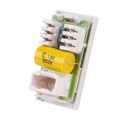 Scolmore Click New Media Telephone Master Euro Module White (MM460WH) | CEF