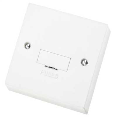 Scolmore Click Polar 3A Unswitched Fused Spur with Flex Outlet White ...