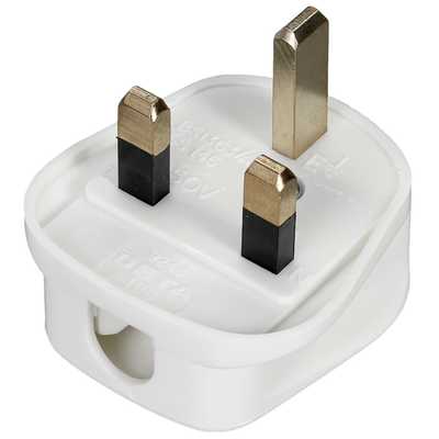LGA Selectric 13A 3 Pin Resilient Plug Top White (LG102W) | CEF