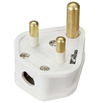 LGA Selectric 5A 3 Round Pin Plug (LG8193) | CEF