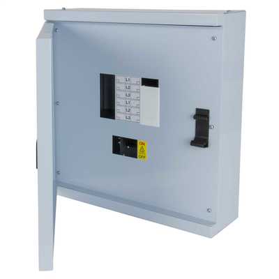 Schneider Square D IKQ 4 Way 250A TP+N Metalclad Distribution Board ...