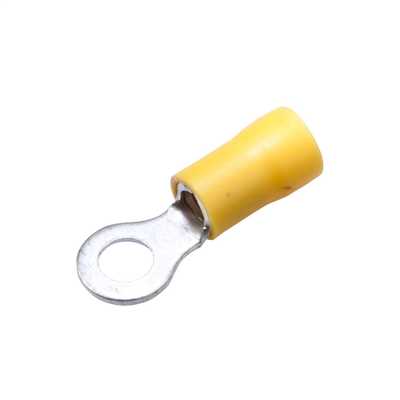 Engex 5mm Yellow Ring Crimp Lugs for 6mm Cables (Pack of 100) (613002 ...