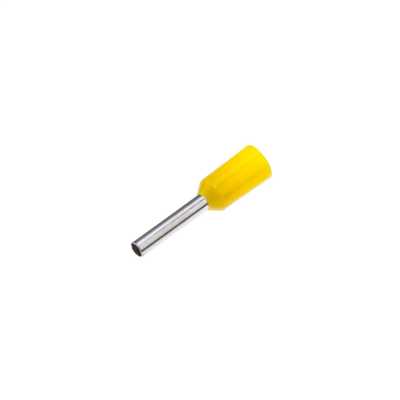 Engex 1mm Bootlace Ferrules Yellow (Pack of 100) (640002) | CEF