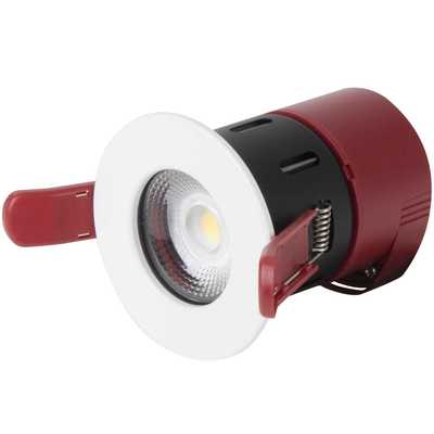 Tamlite 8W LED Fire Rated Dimmable Downlight Tri Colour (S3) | CEF