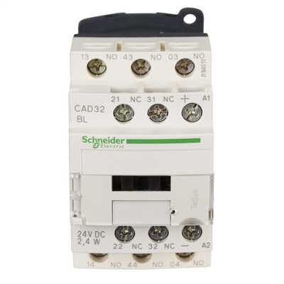 Schneider Telemecanique TeSys 24V DC 10A Control Relay 3 NO + 2 NC ...