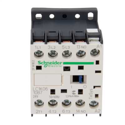 Schneider Telemecanique 6A Contactor 3 Pole 3 NO Contacts 24V AC Coil ...