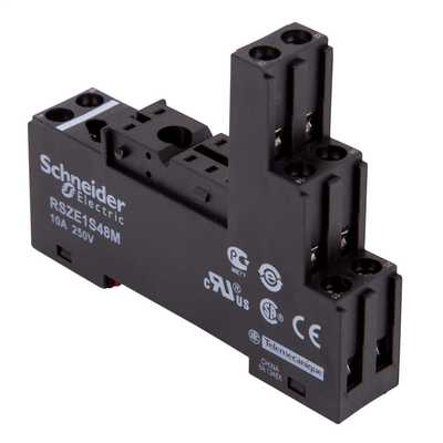 Schneider Telemecanique 10A Plug In Relay Base with Screw Connector ...
