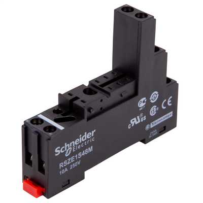 Schneider Telemecanique 10A Plug In Relay Base with Screw Connector ...