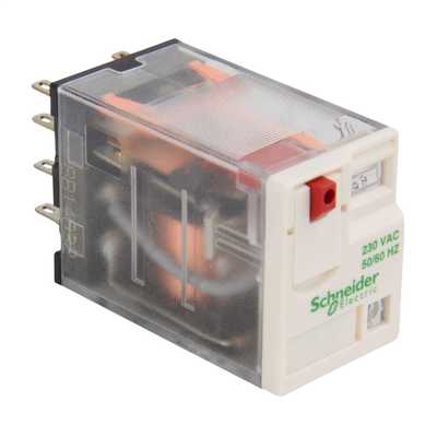 Schneider Telemecanique 8 Pin 230V 12A Miniature Plug In Relay with LED ...