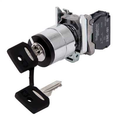 Schneider Telemecanique Selector Switch 2 Position Spring Return 1 NO ...