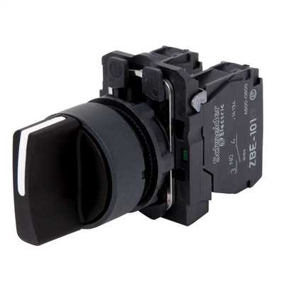 Schneider Telemecanique 3 Position 2 NO Spring Return Selector Switch ...