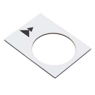 Schneider Telemecanique 30mm x 40mm Raise or Right Slow to Fast Legend ...