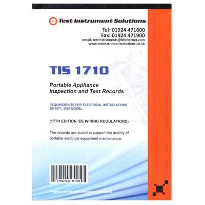 Portable Appliance Inspection and Test Records | CEF