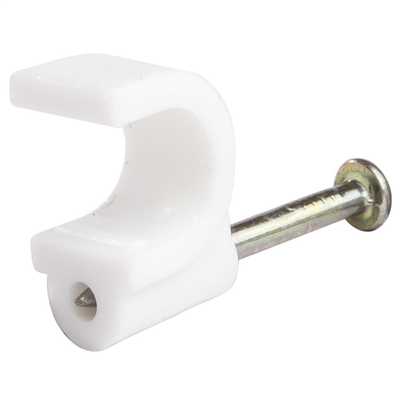 Schneider Tower 8.0mm Round Clips White (Pack of 100) (70CWRC8) | CEF