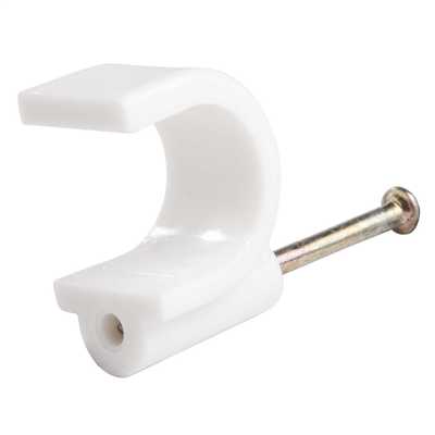 Schneider Tower 16mm Round Clips White (Pack of 50) (70CWRC16) | CEF