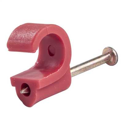 Schneider Tower 9 to 11mm Round Plus Clips Red (Pack of 100) (77CR09P ...