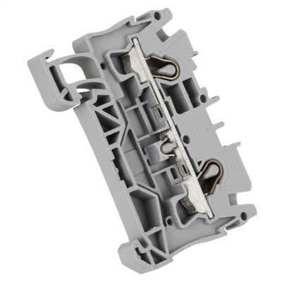 Wago 4mm Standard DIN Rail Terminal Grey (2004-1201) | CEF