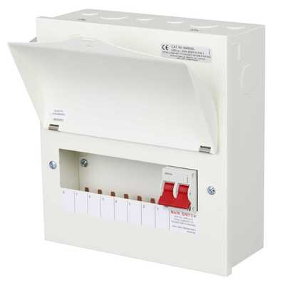 Wylex 8 Way 100A Isolator Incomer Metal Clad Consumer Unit (NM806L) | CEF