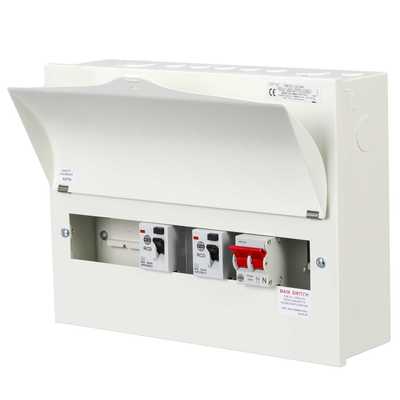 Wylex 10 Way Flexible Dual Type A 80A RCD Metal Clad Consumer Unit ...