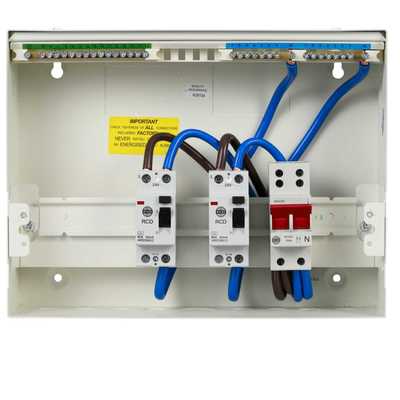 Wylex 10 Way Flexible Dual Type A 80A RCD Metal Clad Consumer Unit ...