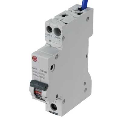 Wylex 40A Double Pole 1 Module C Curve 6kA 30mA AFDD Combined RCBO ...