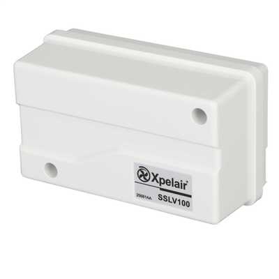 Xpelair LV100PIRS 100mm 4" LV Axial Fan with PIR and Wall Kit (93036AW ...