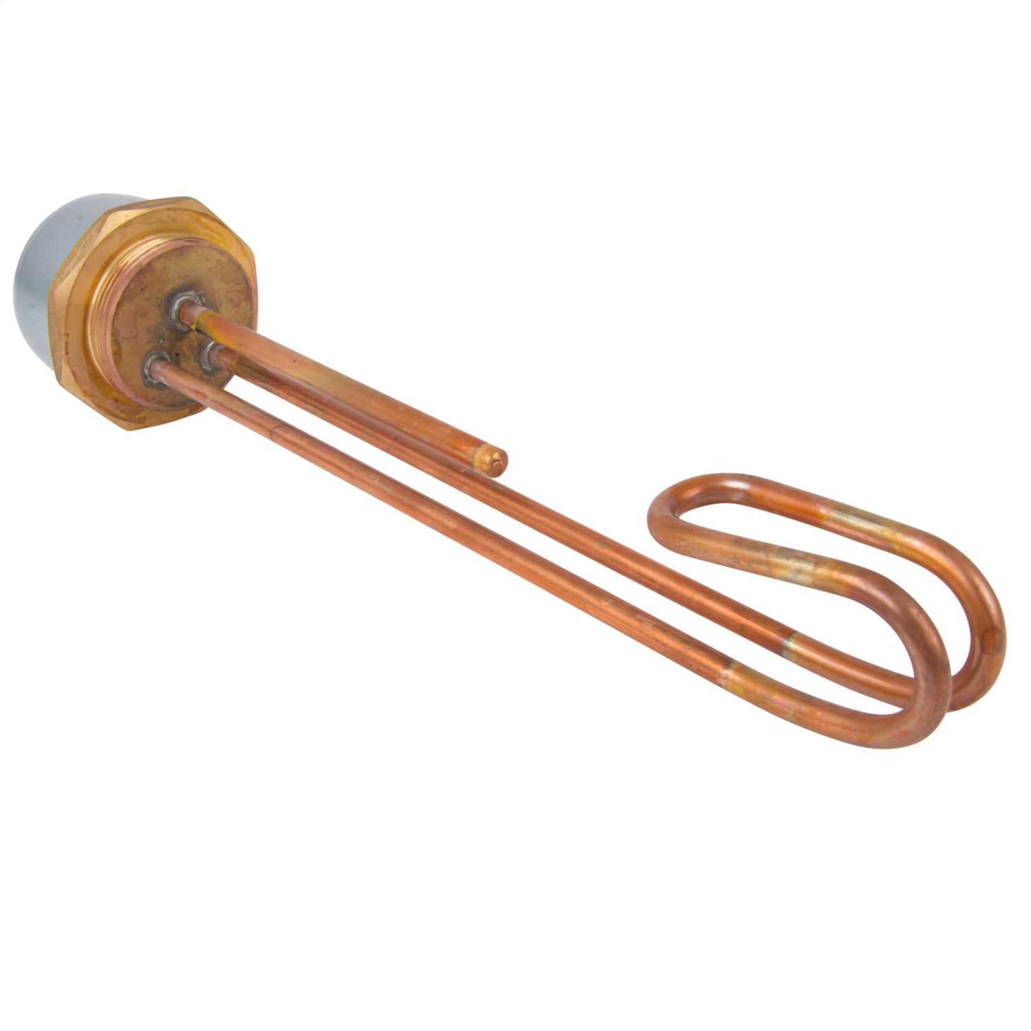 Backer 14" Copper Sheath Immersion Heater with Thermostat (PACK 314 ...