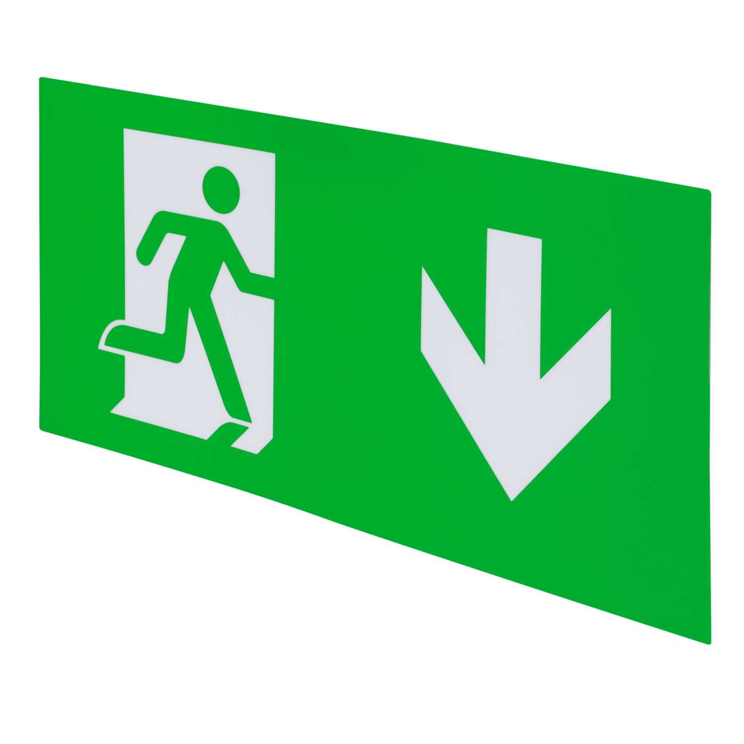 Bell ISO Down Arrow Legend for Spectrum Hinged Exit Sign (09086) | CEF