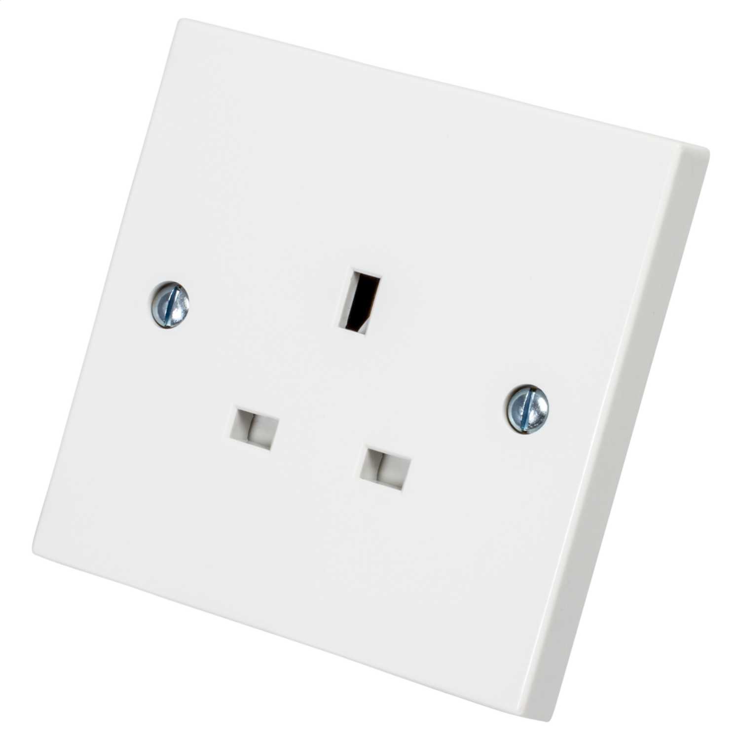 BG 900 Series 13A 1 Gang Unswitched Socket White (923) | CEF