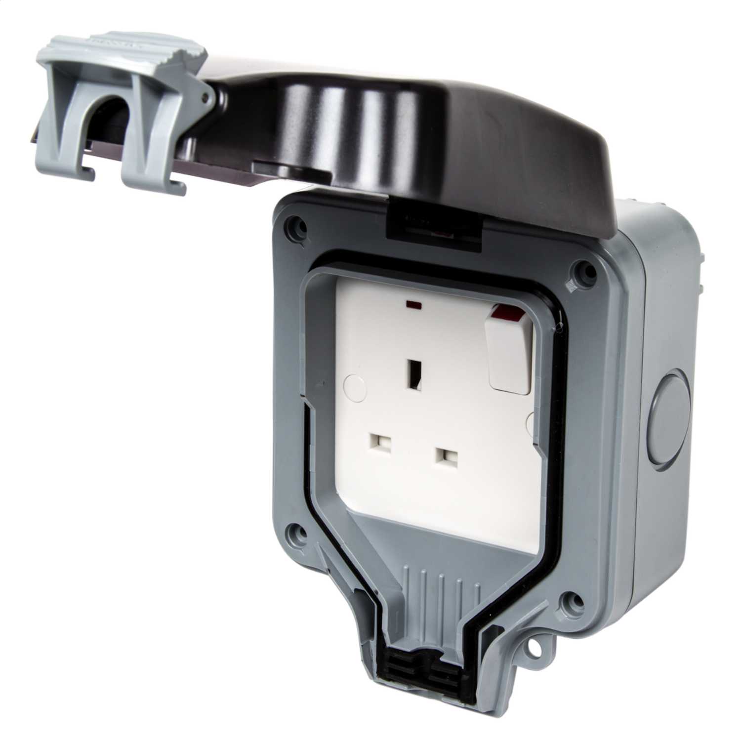 BG 13A DP 1 Gang Single Switched Socket Weatherproof IP66 (WP21) | CEF BG 13A DP 1 Gang Single Switched Socket Weatherproof IP66 (WP21) | CEF
