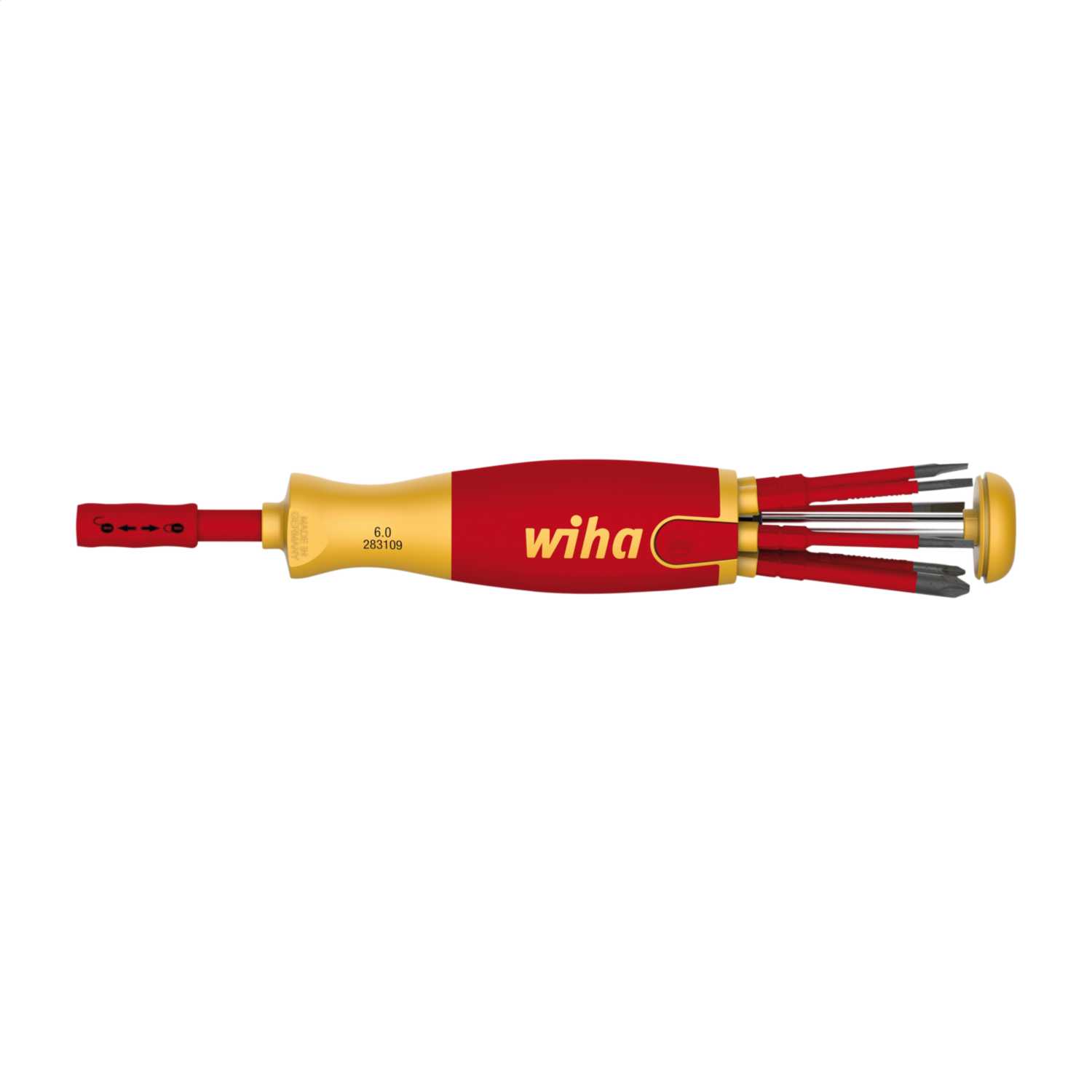 Wiha VDE Lift-Up Screwdriver and Bit Holder (WHA-38613) | CEF