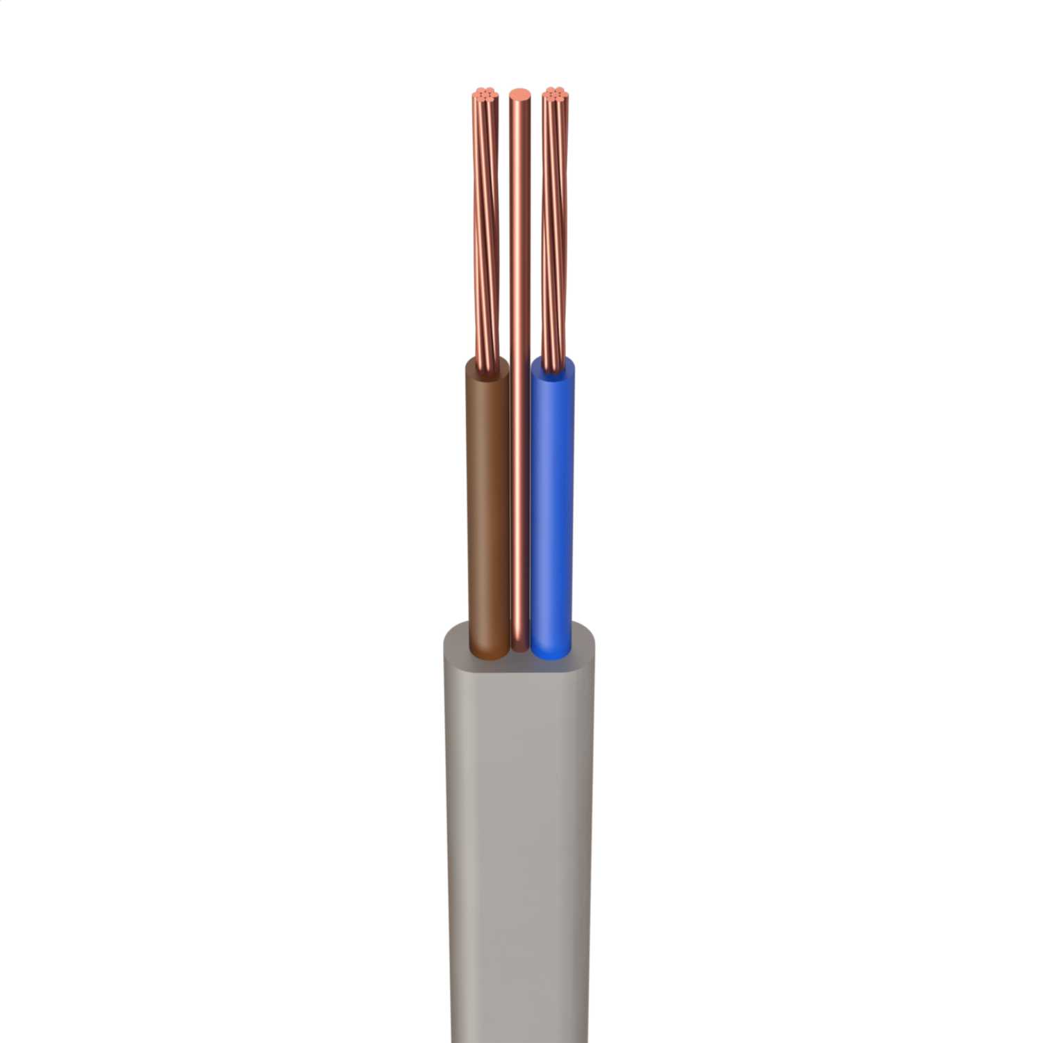 H6242Y 2.5mm² PVC Twin and Earth Stranded Core Cable Grey (100m Drum ...