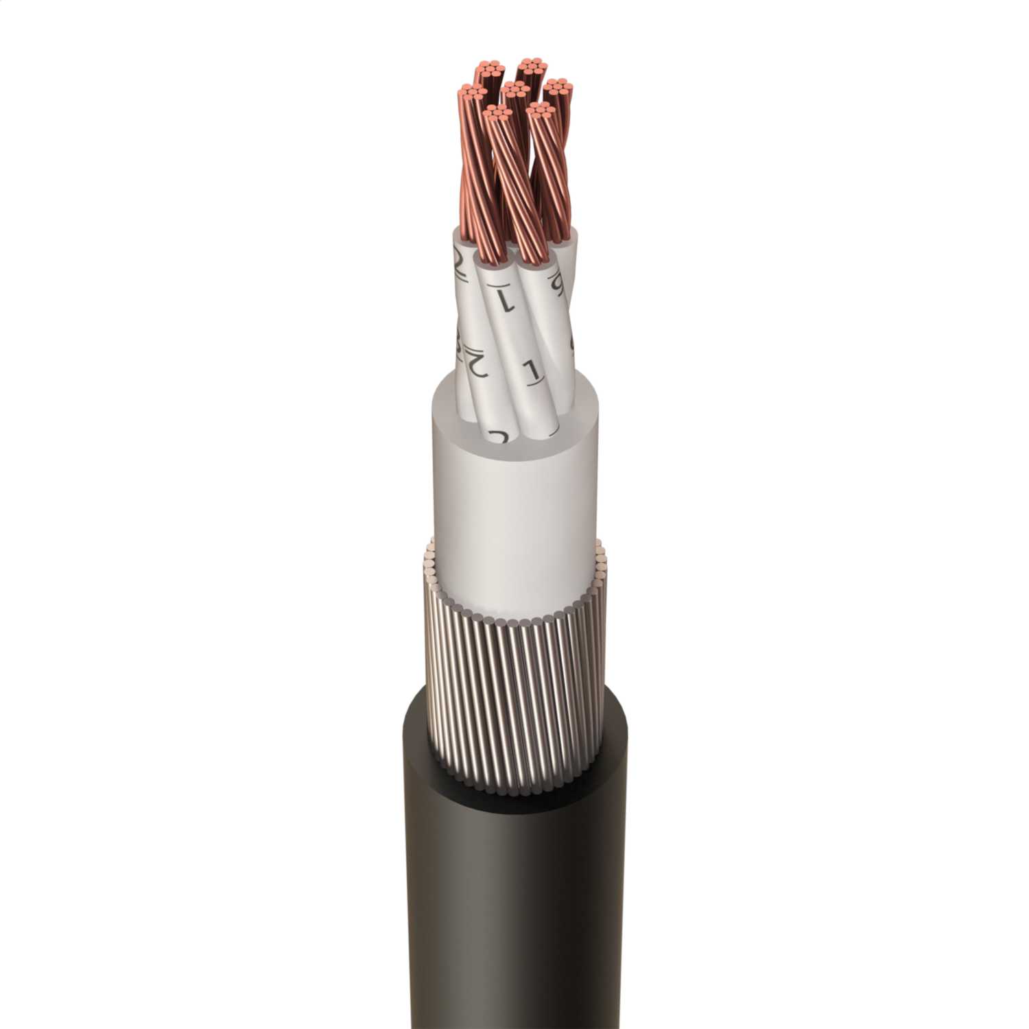4mm² 7 Core PVC SWA XLPE Armoured Cable (Cut Length Sold By The Mtr ...