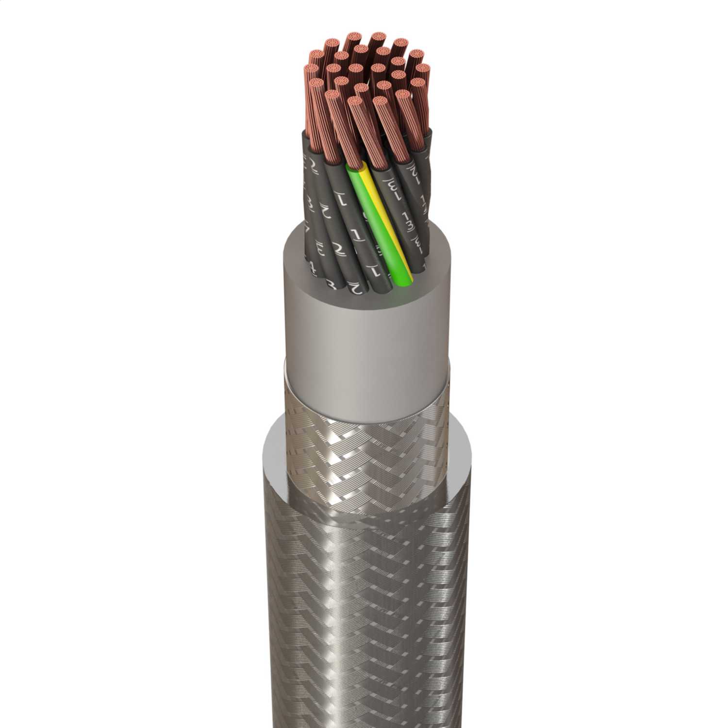 0.75mm² 25 Core SY Control Flexible Cable (Cut Length Sold By The Mtr ...