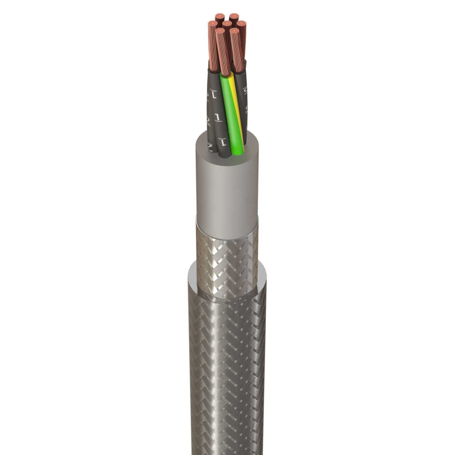 1.0mm² 7 Core SY Control Flexible Cable (Cut Length Sold By The Mtr ...