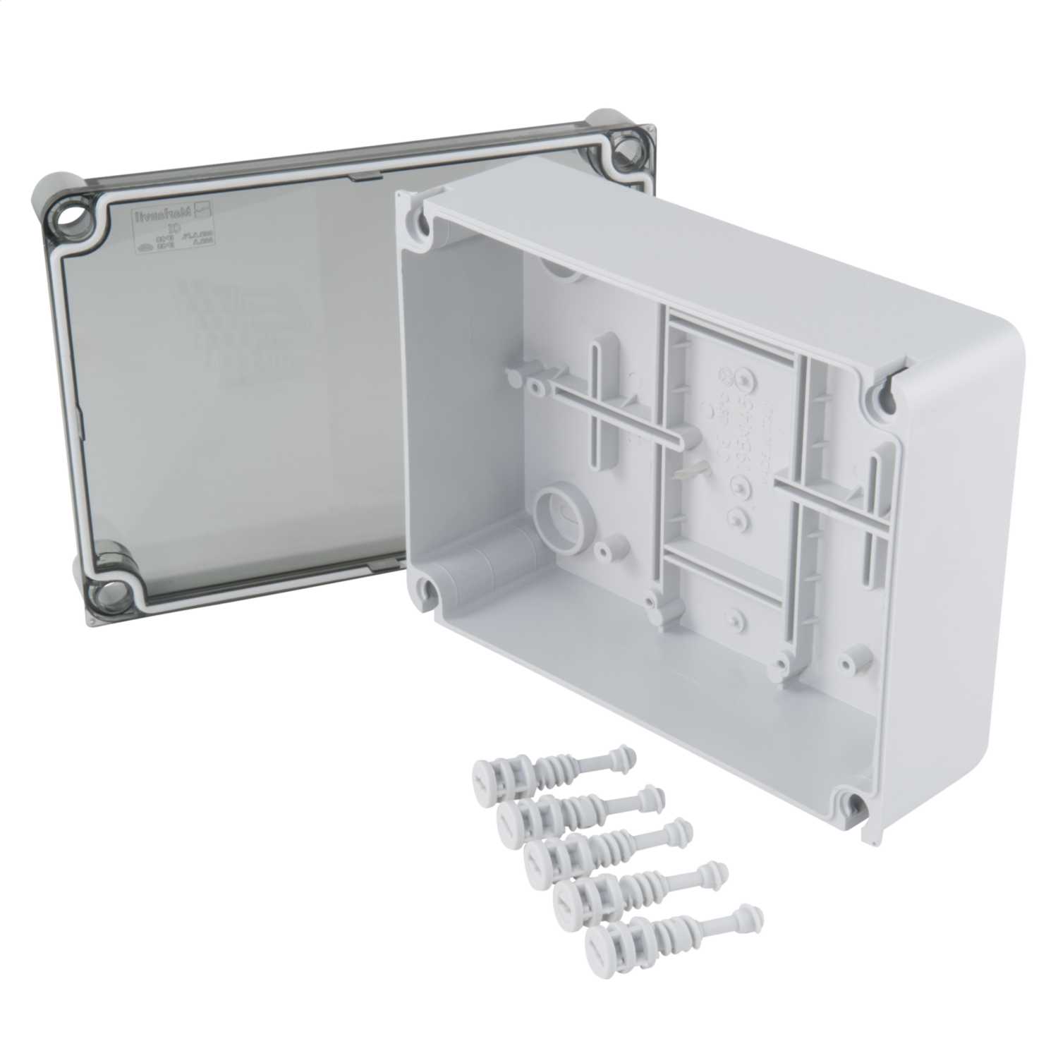 MCG 5 Module Insulated IP66 Enclosure with Transparent Screwed Lid (009 ...