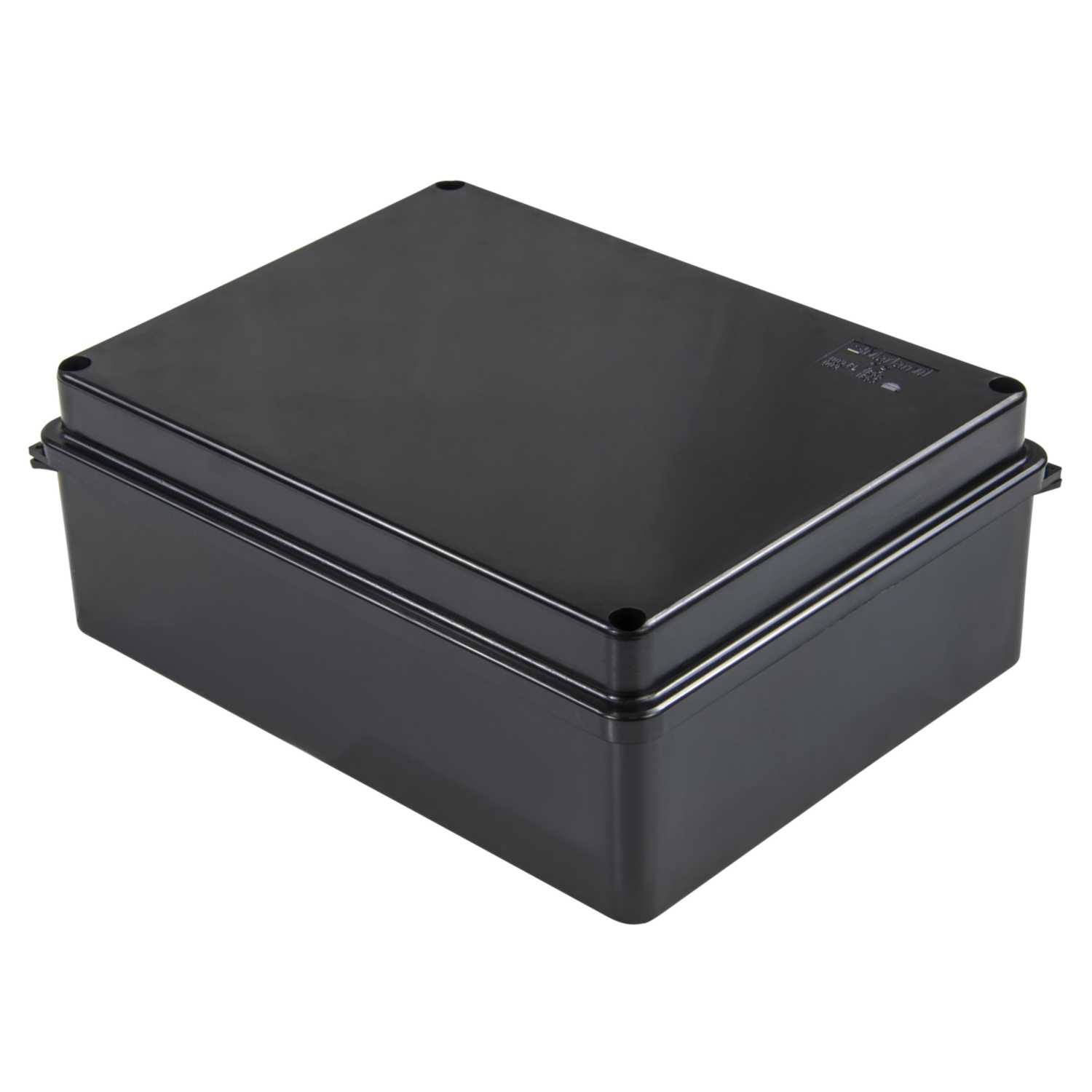 MCG 145mm x 190mm x 72mm Plastic Adaptable Box Black IP66 (009.PL BLACK ...