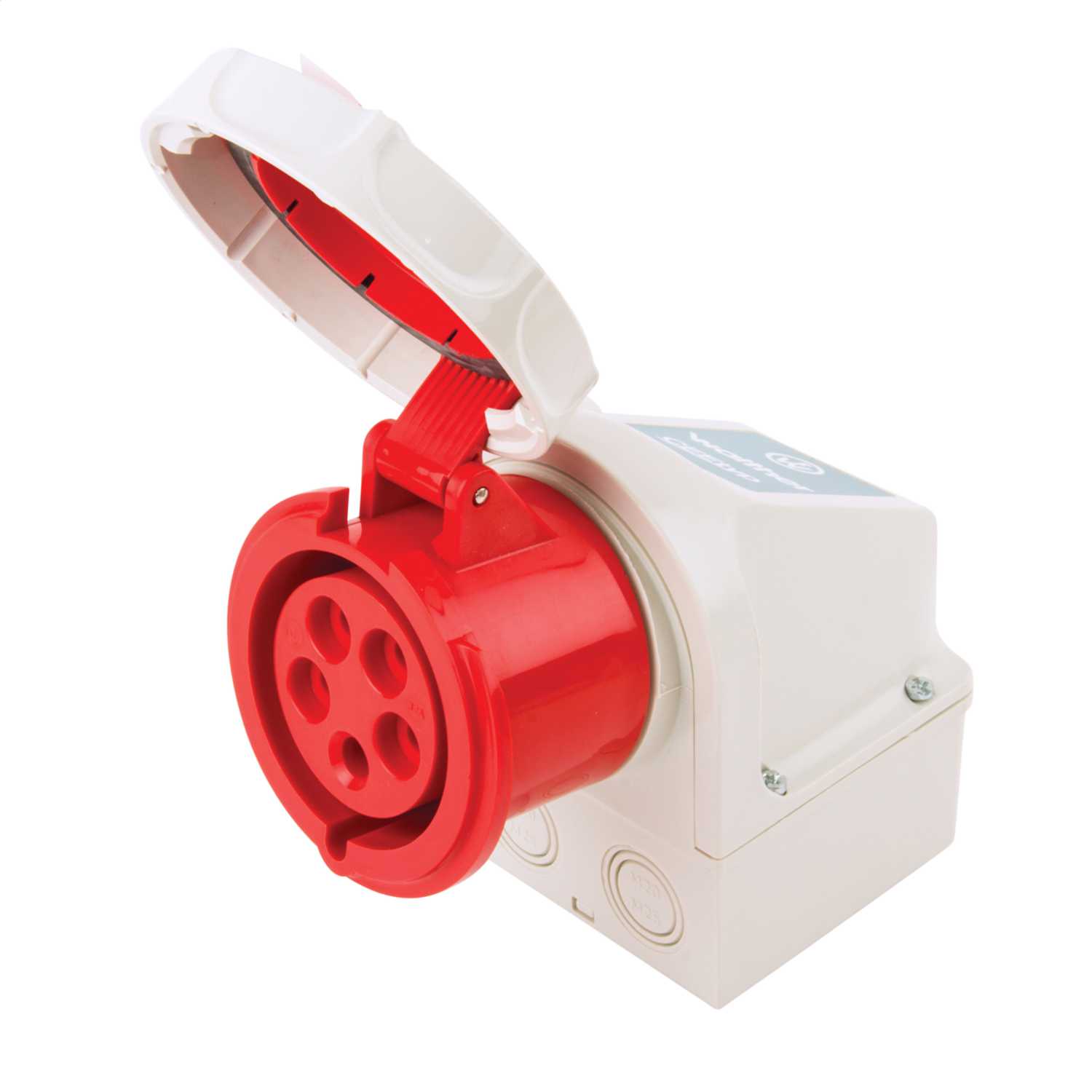 Walther 32A 3P+N+E 415V Wall Mounted Socket IP67 (139) | CEF