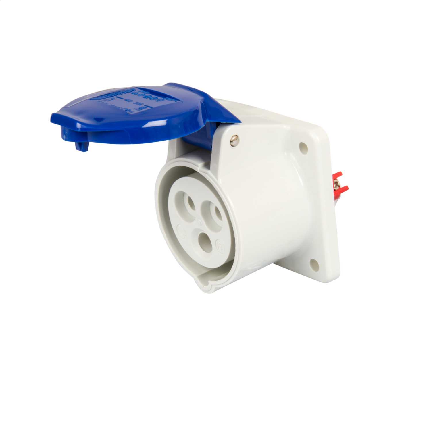 Walther 16A 2P+E 230V Panel Mounted Socket IP44 (410306) | CEF