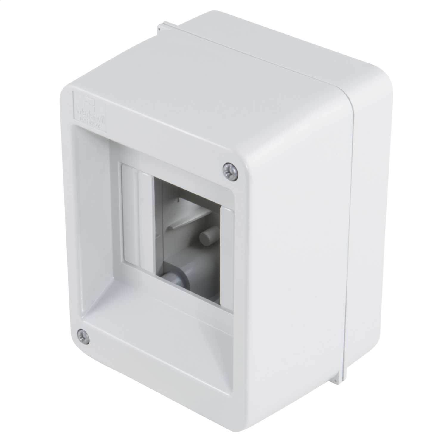 MCG 4 Module IP40 Open Front Enclosure with Moulded Din Rail (90.04) | CEF
