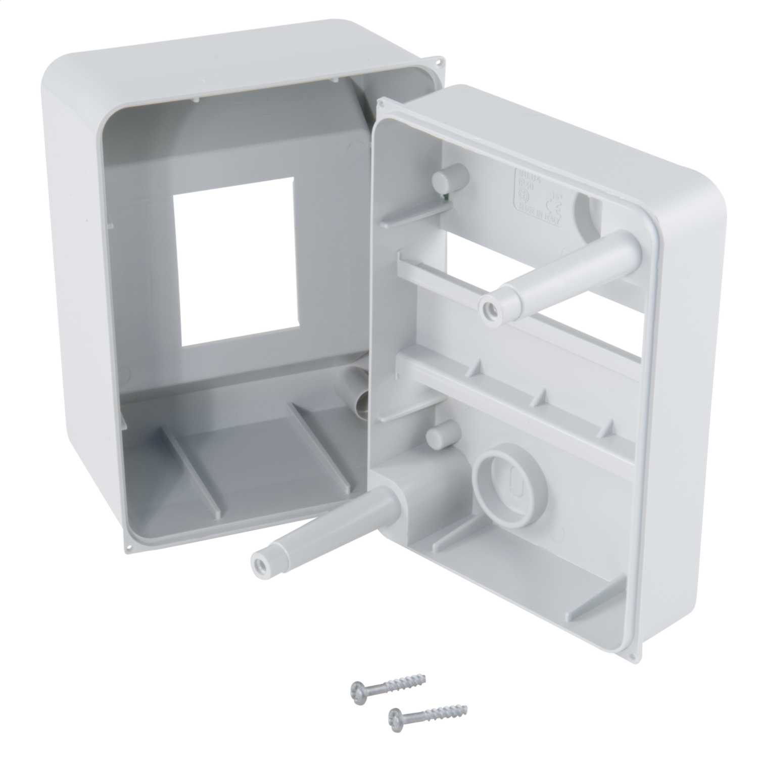 MCG 4 Module IP40 Open Front Enclosure with Moulded Din Rail (90.04) | CEF