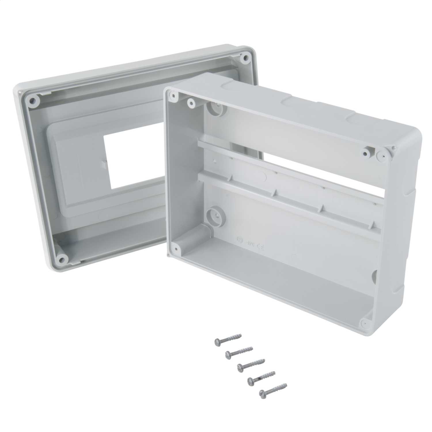 MCG 8 Module IP40 Open Front Enclosure with Moulded Din Rail (90.08) | CEF
