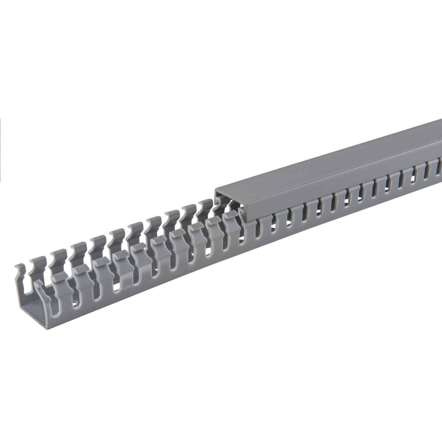 MCG 25mm x 25mm Open Slotted Trunking Grey (2m Length) (CC25X25OST) | CEF