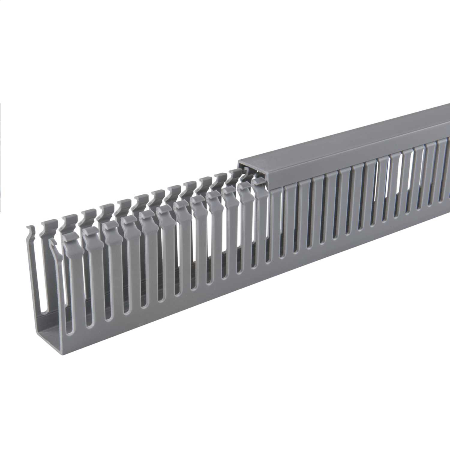 MCG 60mm x 25mm Open Slotted Trunking Grey (2m Length) (CC60X25OST) | CEF