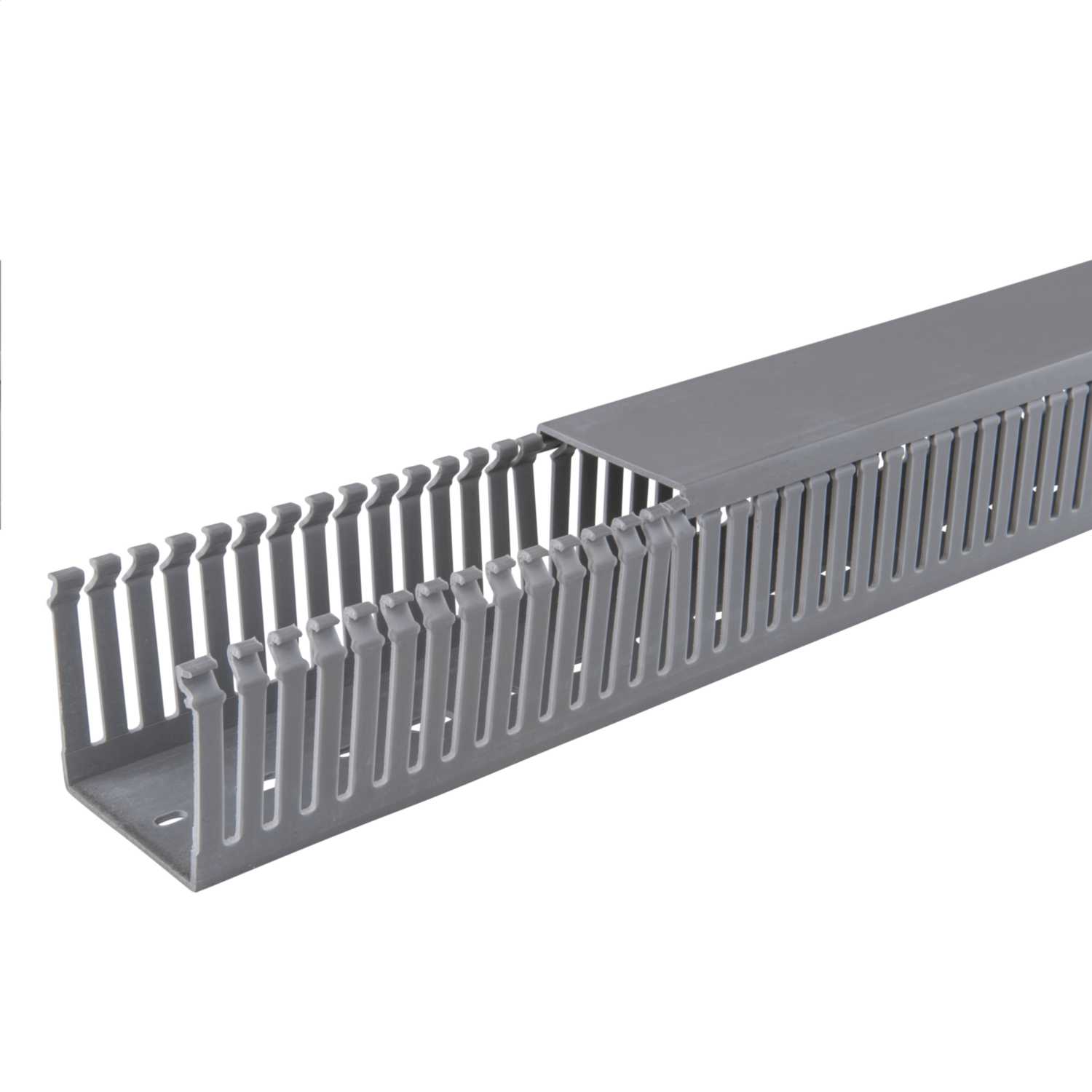 MCG 60mm x 60mm Open Slotted Trunking Grey (2m Length) (CC60X60OST) | CEF