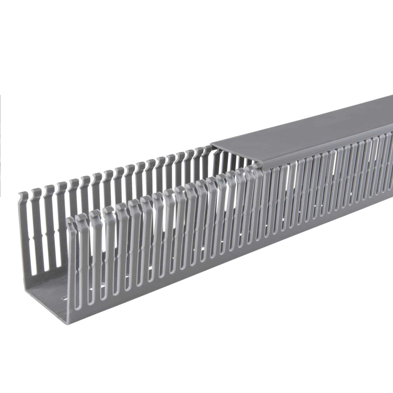 MCG 80mm x 60mm Open Slotted Trunking Grey (2m Length) (CC80X60OST) | CEF