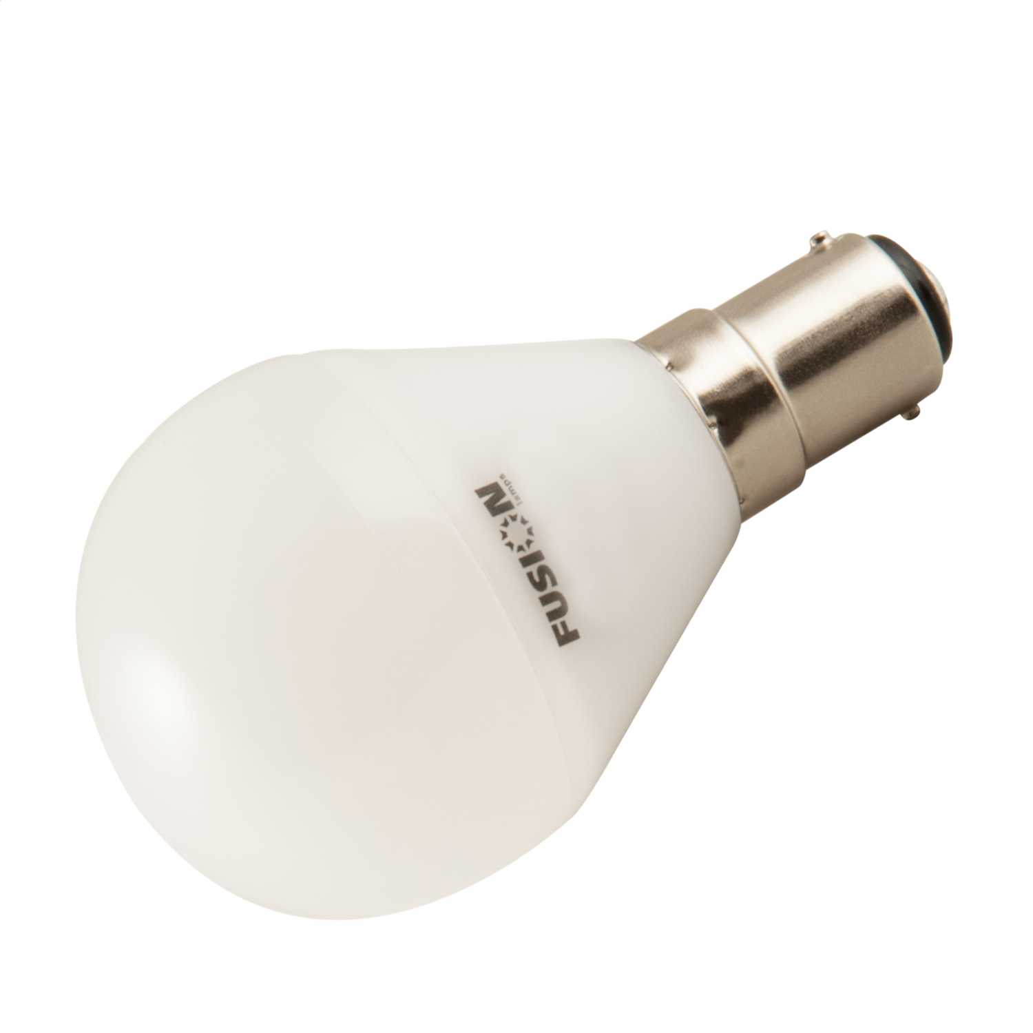 Fusion 5W SBC LED Non Dimmable Golf Ball Lamp Opal 2700K (CRLED/G45/SBC ...