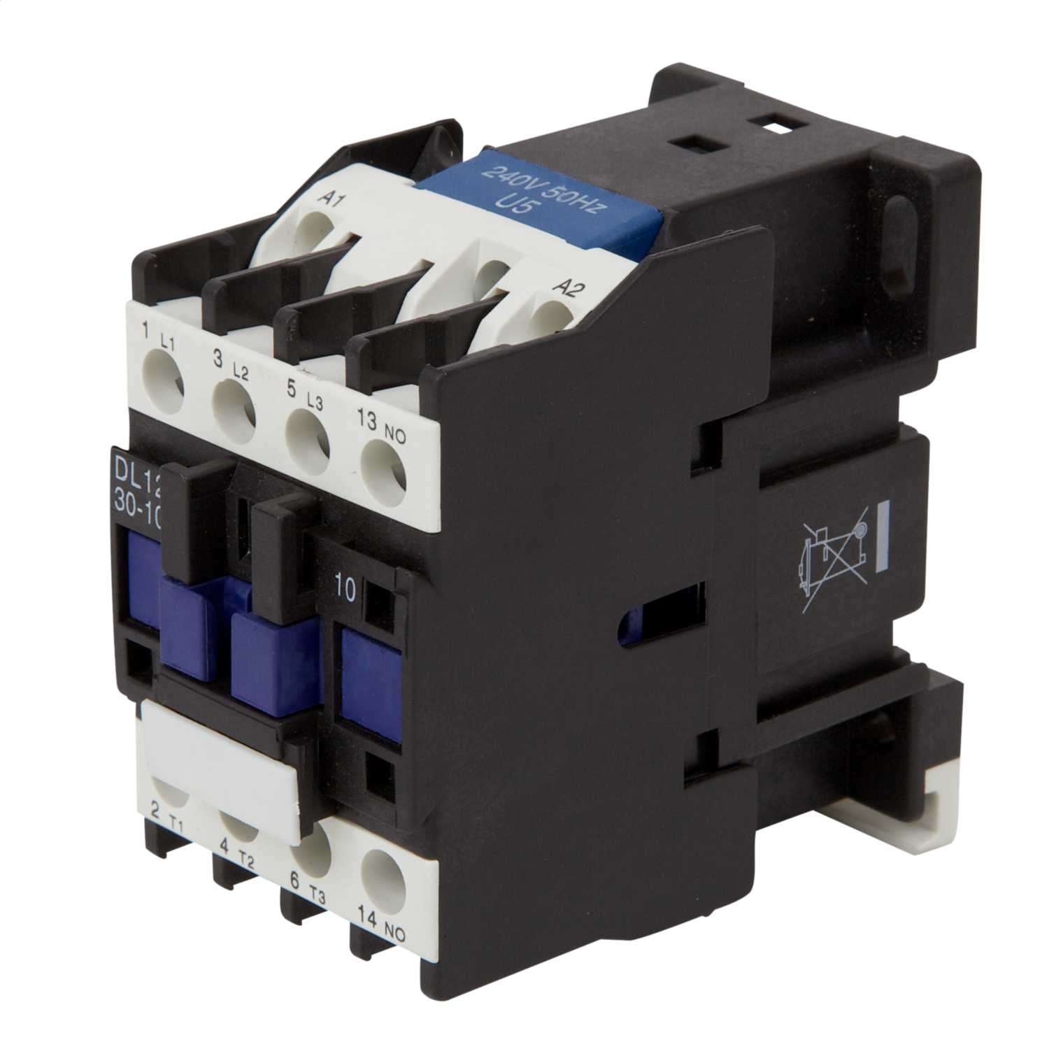 MCG 5.5kW Contactor 3 NO Contacts 230V Coil 1 NO Aux (DL12-30-10 240V ...