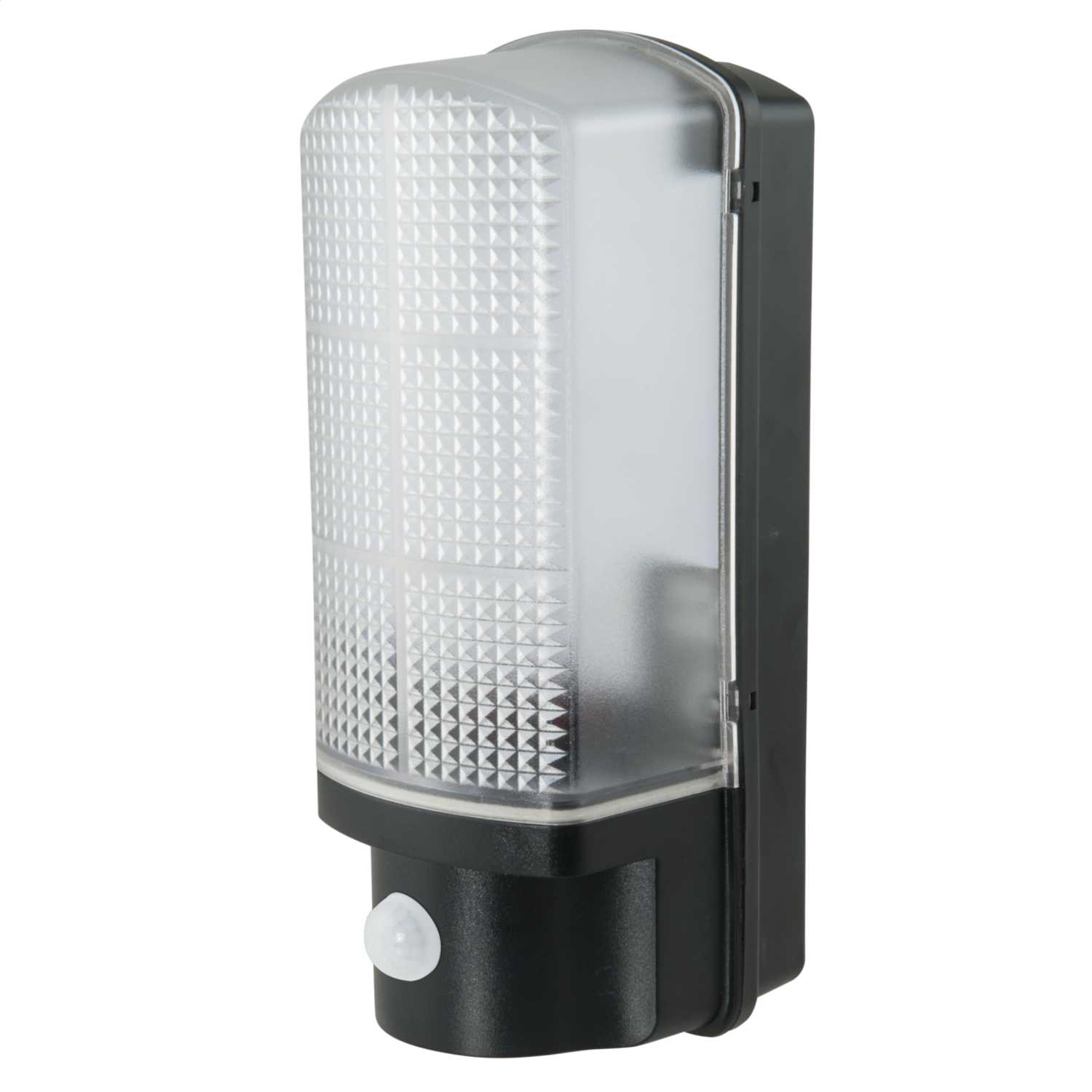 Deluce 7W LED Porch Light c/w PIR Sensor Black (DLPLLED7BLK+S) | CEF