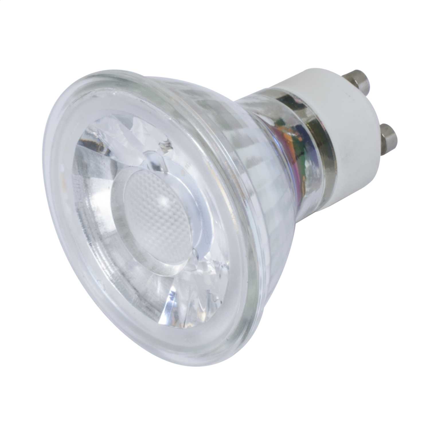 Fusion 4W GU10 LED Non Dimmable Glass Lamp 3000K (Pack of 3) (EDLED ...